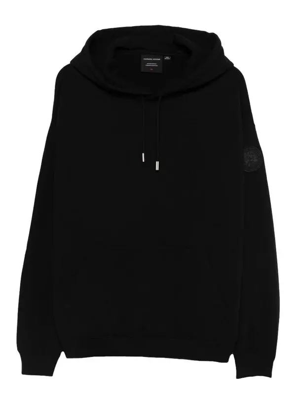 Canada Goose Drawstring Hooded Jacket - Black