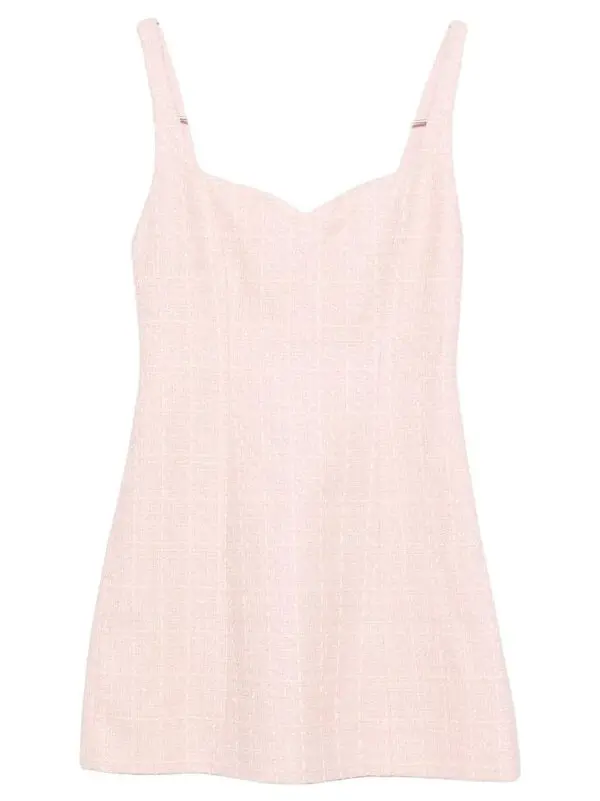 Alice + Olivia Sweetheart Neckline Sleeveless Mini Dress - Pink