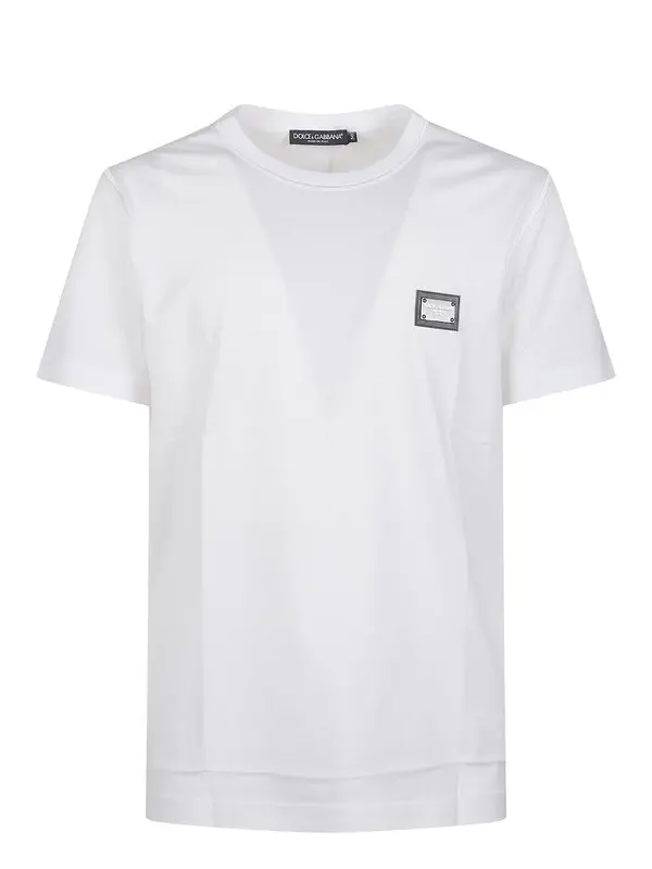 Dolce & Gabbana Logo Cotton T-shirt - White