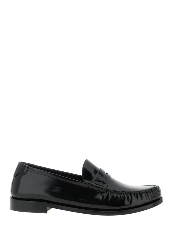 Saint Laurent Le Loafer Moccasin - Black