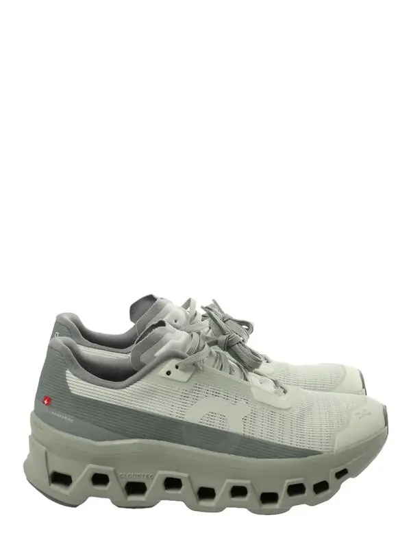On Cloudmonster Void Sneakers With Perforated Design - Grey