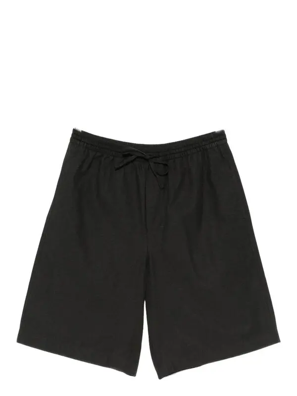 DUNST Cotton Blend Pajama Shorts - Black
