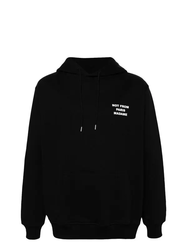 Drole De Monsieur The Slogan Sweatshirt - Black