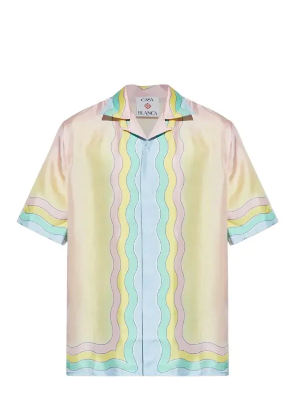 Casablanca Shirt With All-over Monogram - Multi