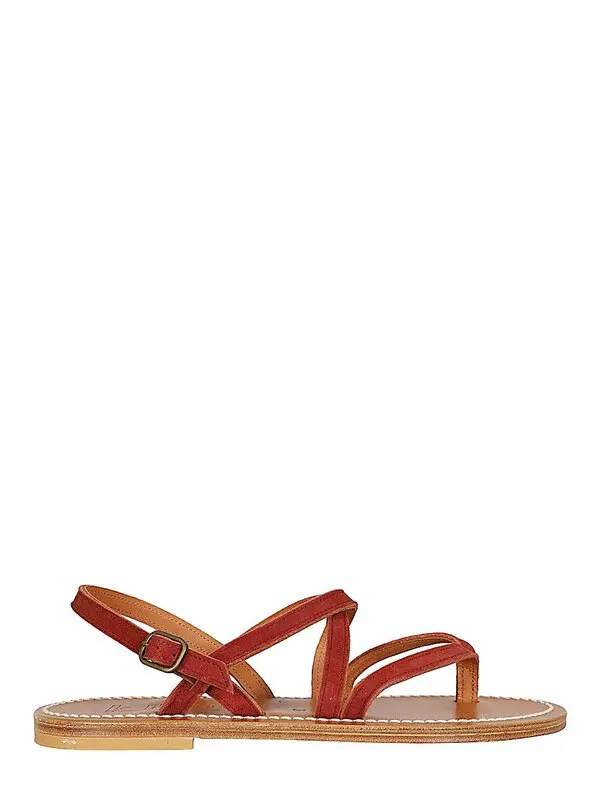 K.JACQUES Marathon Leather Sandals - Brown