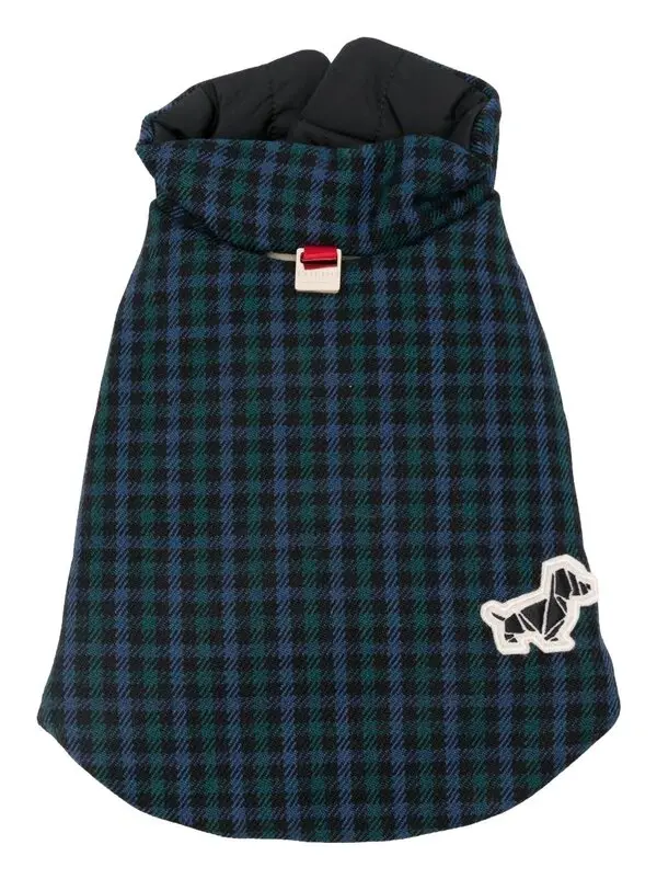 POLDO DOG COUTURE Lake Trail Double Face Dog Coat - Blue