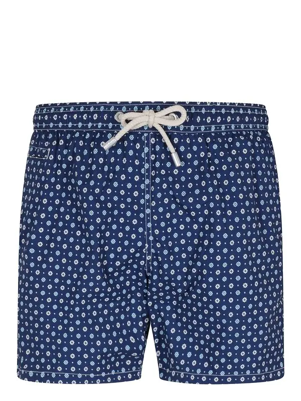 MC2 SAINT BARTH Lighting Micro Stretch Swimsuit - Blue