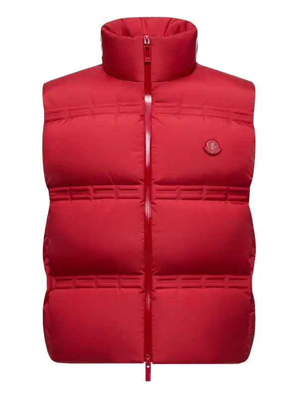 MONCLER X ASAP ROCKY Sparky Puffer Vest - Red