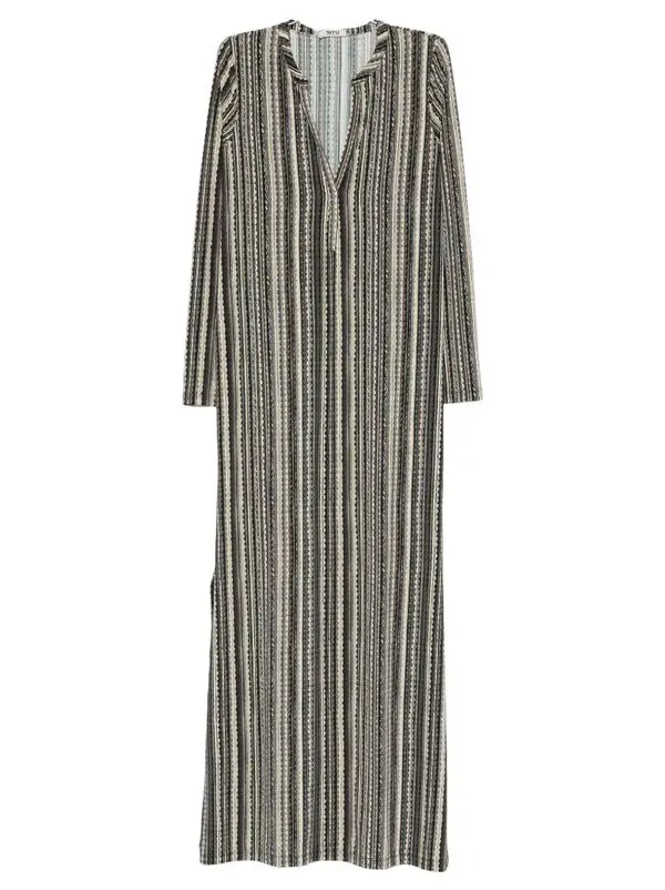 SIYU Baez Striped Kaftan Dress - Multi