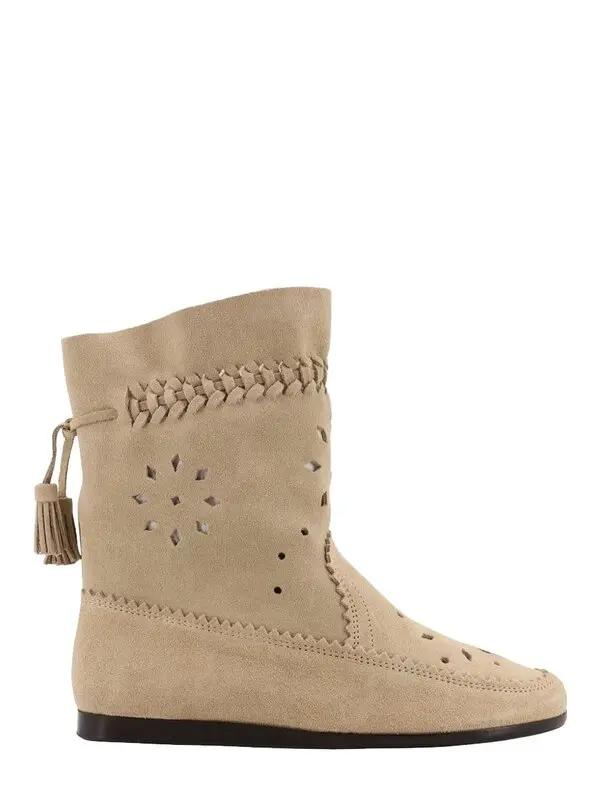 Isabel Marant Étoile Woosta Suede Ankle Boots - Grey