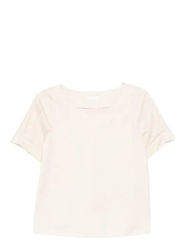 SUSANNE BOMMER Short Sleeve Cotton T-shirt - White