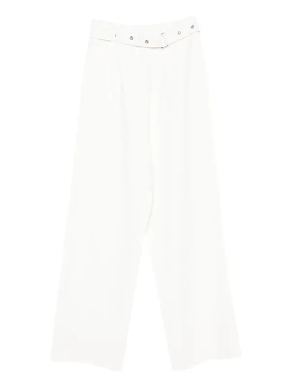 MRZ Wide-leg Trousers - White