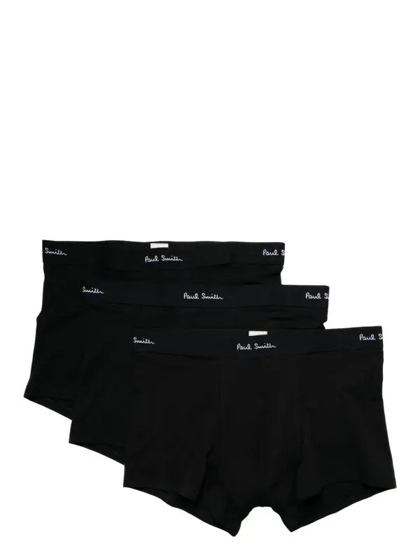 Paul Smith Ps Logo Trunk 3 Pack - Black