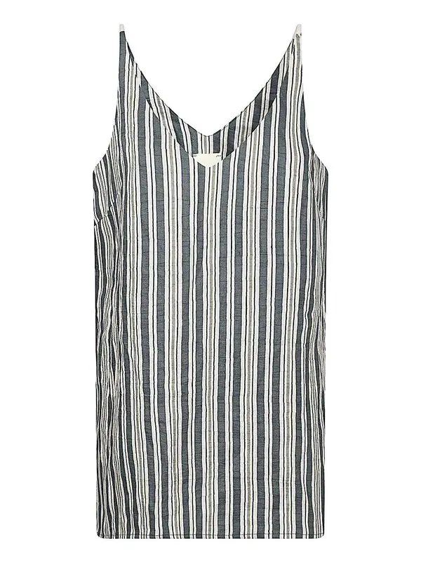 OPIFICIO Linen Blend Striped Top - Multi