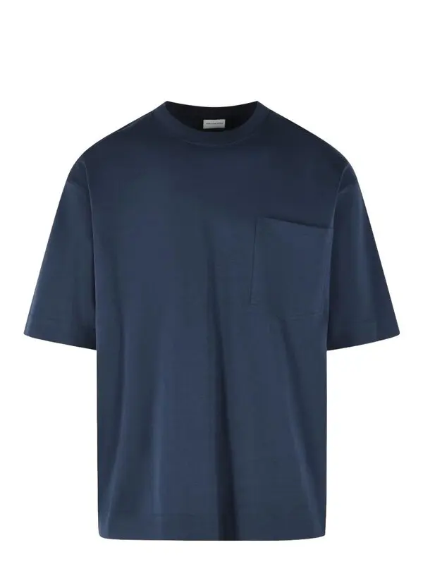 Dries Van Noten Cotton T-shirt - Blue