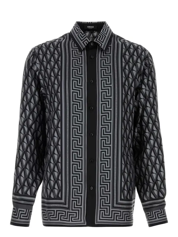 Versace Cotton Shirt - Grey