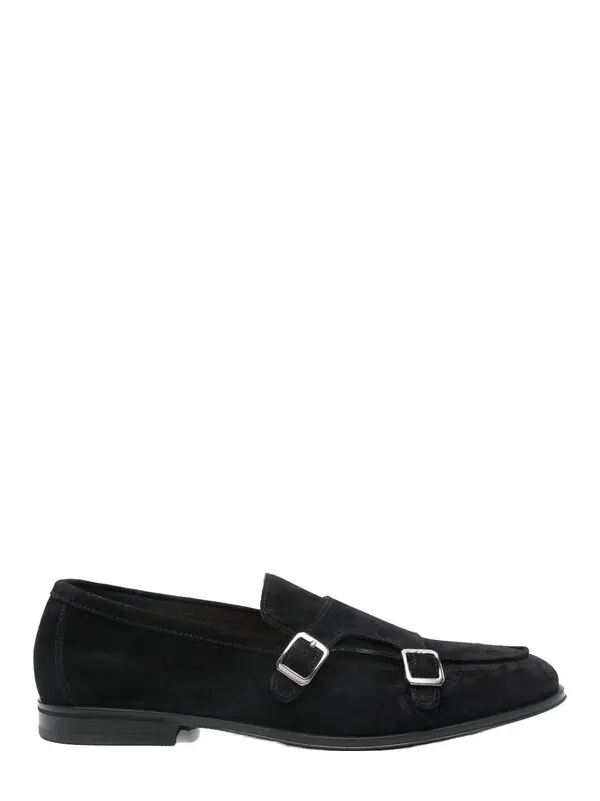 DOUCAL'S Moccasin With Buckles - Blue