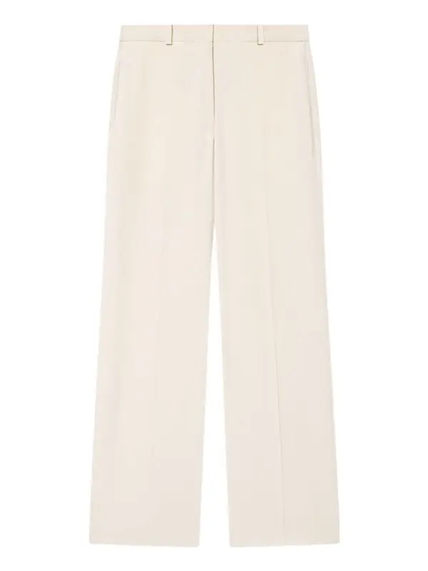 Isabel Marant Étoile Noanda Silk Blend Trousers - Beige