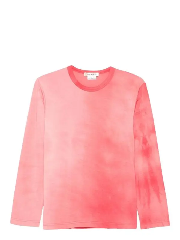 Comme Des Garçons Long Sleeve Crewneck T-shirt - Red