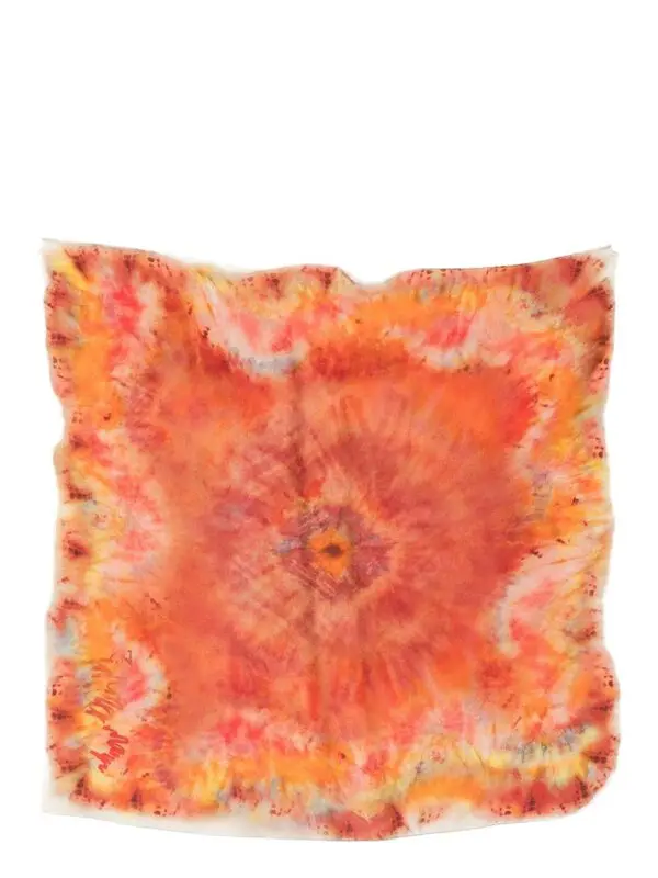 Zimmermann Printed Silk Foulard - Red