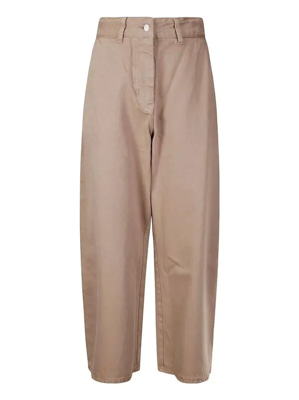 Studio Nicholson Chalco Cropped Jeans - Brown