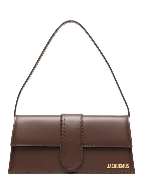 Jacquemus Le Bambino Long Leather Shoulder Bag - Brown