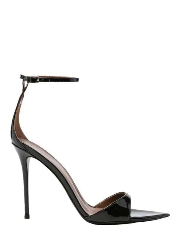 GIUSEPPE ZANOTTI Intriigo Leather Stiletto Sandals - Black