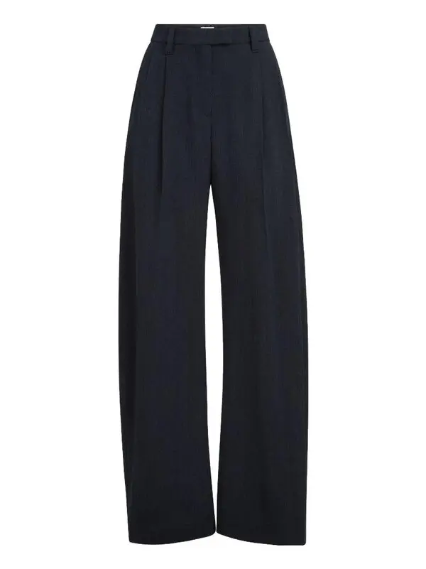 Brunello Cucinelli Wool Trousers - Blue