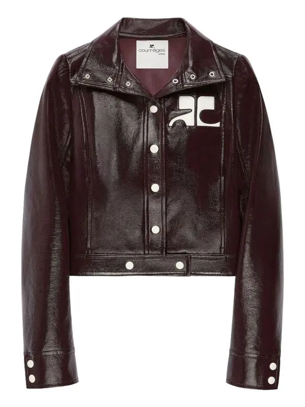 COURREGES Vinyl Jacket - Red