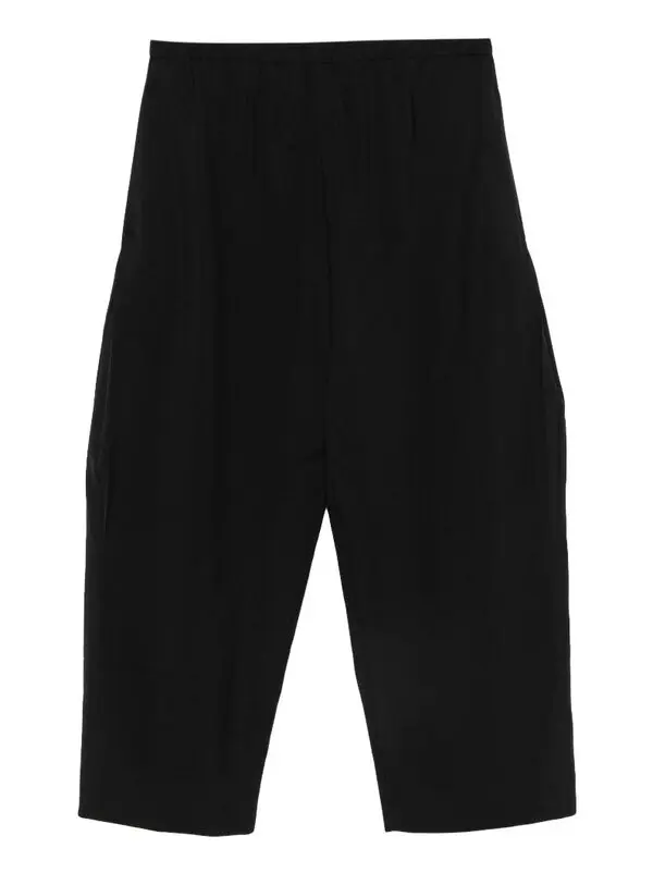 Khaite Roma Wool Trousers - Black