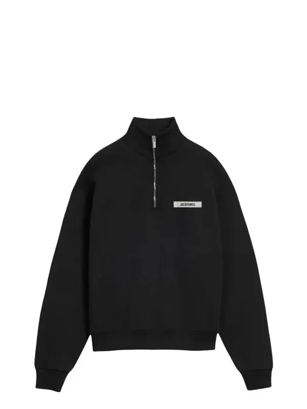 Jacquemus Le Camionneur Cotton Sweatshirt - Black