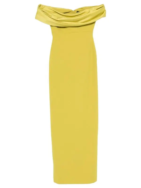 Solace London Adele Maxi Dress - Yellow