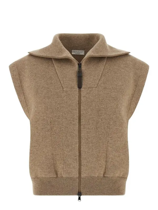 Brunello Cucinelli Cashmere Cardigan - Brown