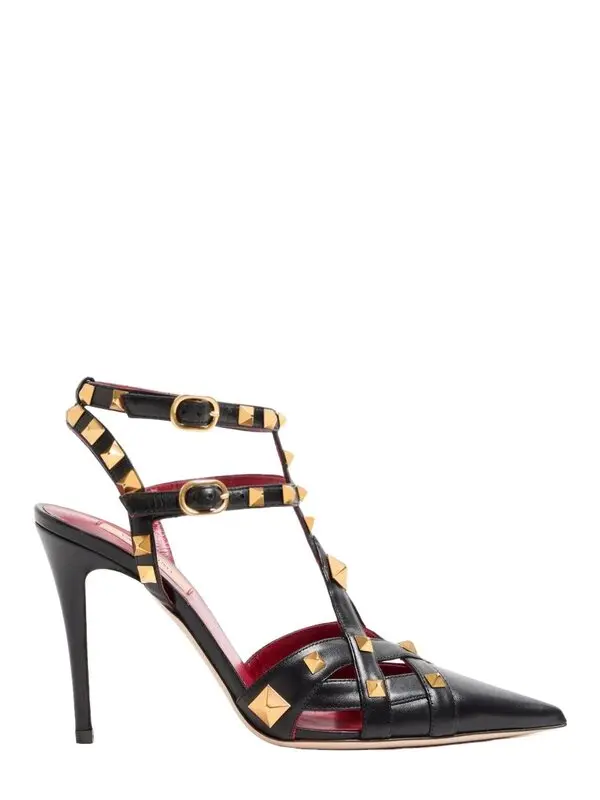 Valentino Garavani Studded Leather Pumps - Black
