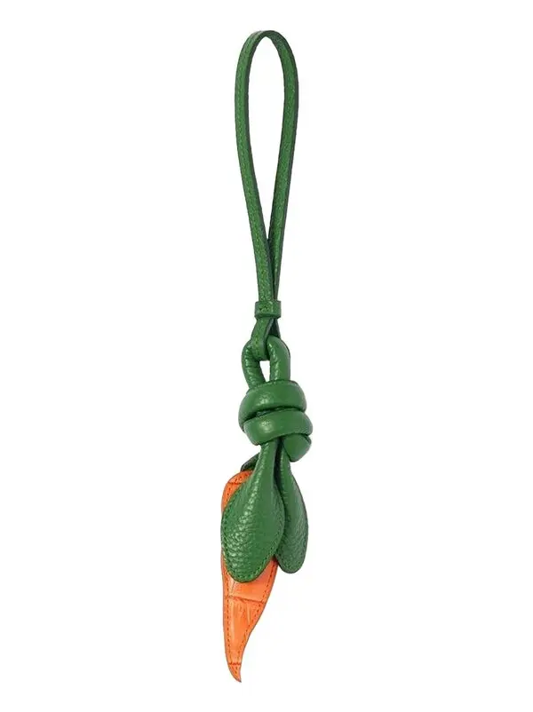 Jacquemus La Carotte Leather Charm - Green
