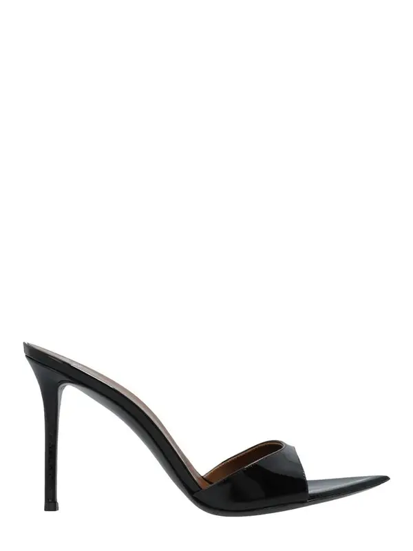 GIUSEPPE ZANOTTI Intriigo Patent Leather Mules - Black
