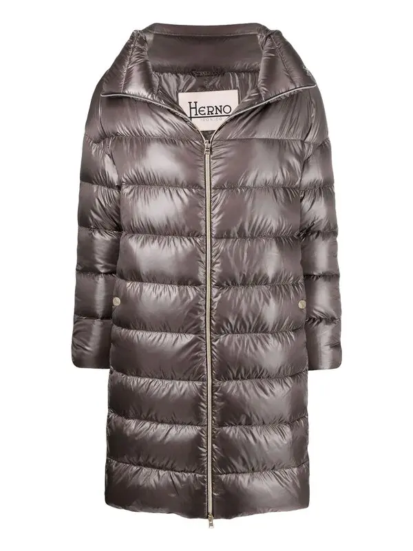 Herno Matilde Midi Down Jacket - Grey