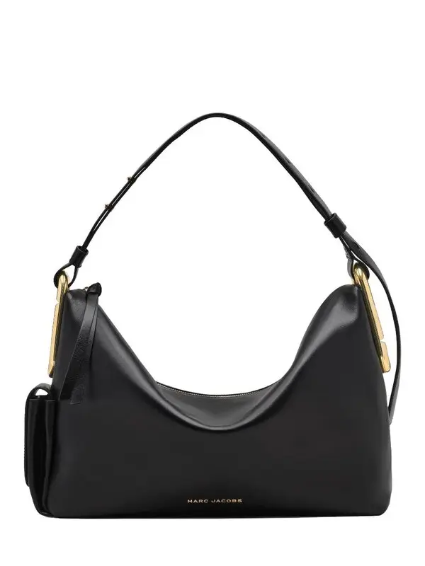 Marc Jacobs Juliette Leather Shoulder Bag - Black