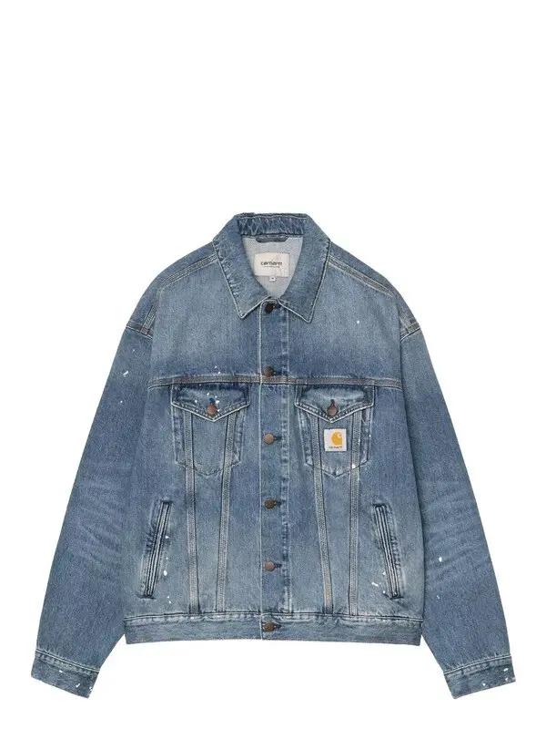 Carhartt Work In Progress Denim Cotton Jacket - Blue