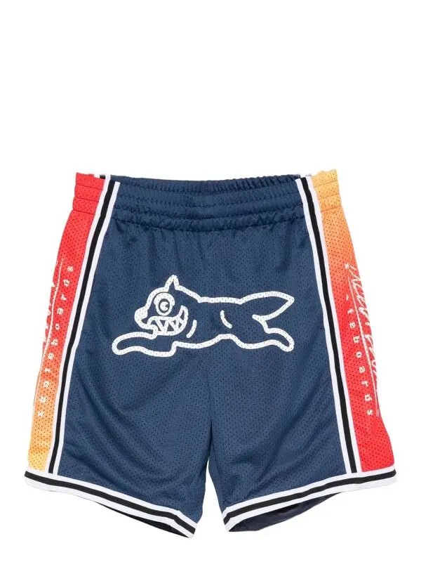 ICECREAM Logo Basket Shorts - Blue