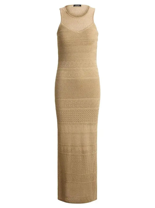 Ralph Lauren Sleeveless Maxi Dress - Brown