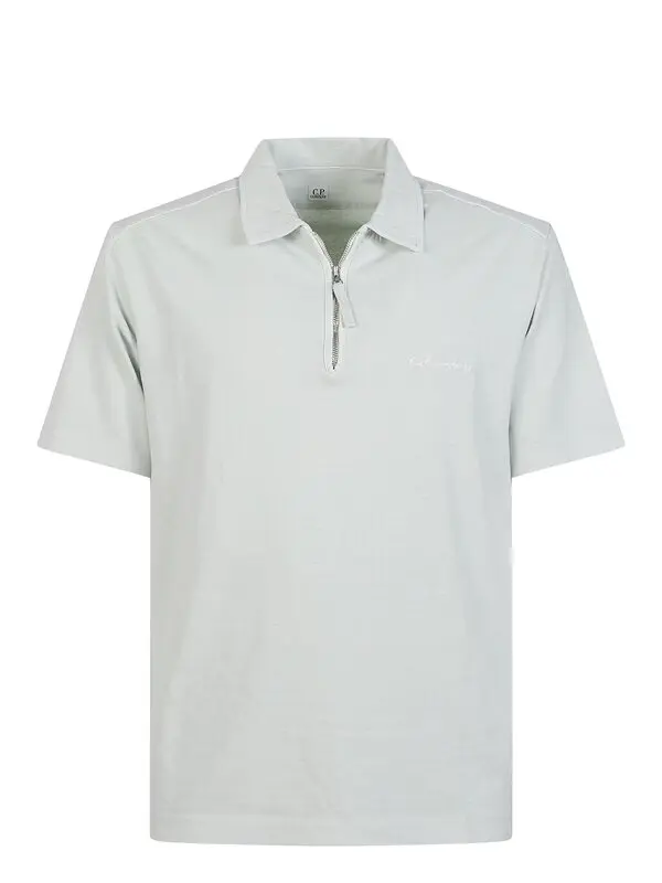 C.P. COMPANY C. P. Company Cotton Polo Shirt - Green