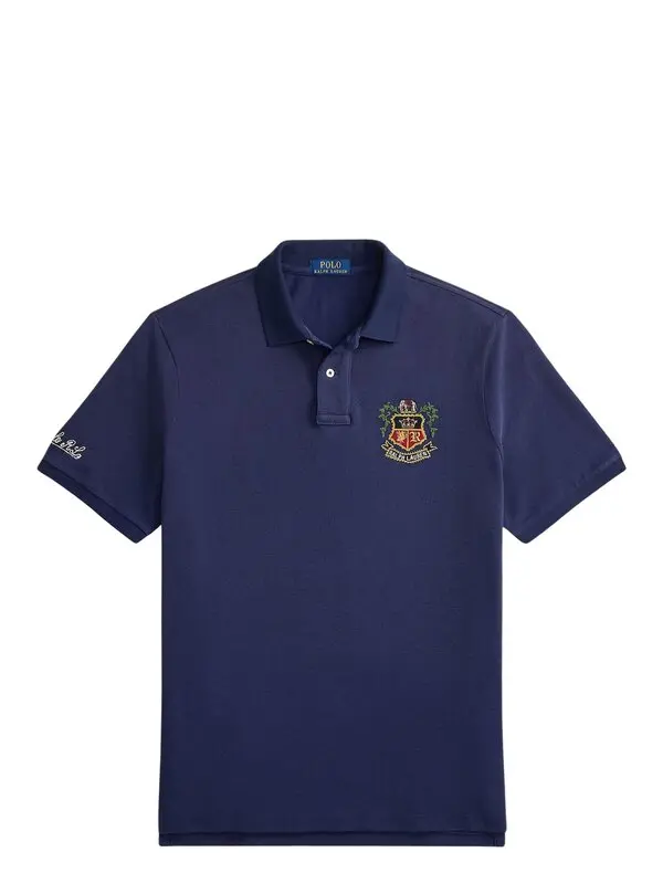 Polo Ralph Lauren Polo Shirt With Embroidery - Blue
