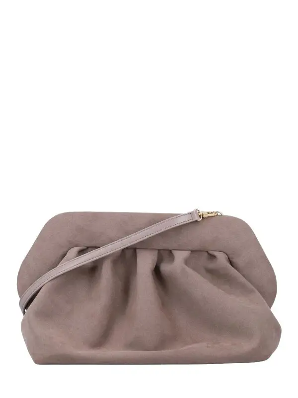 THEMOIRE Bios Suede Clutch - Green