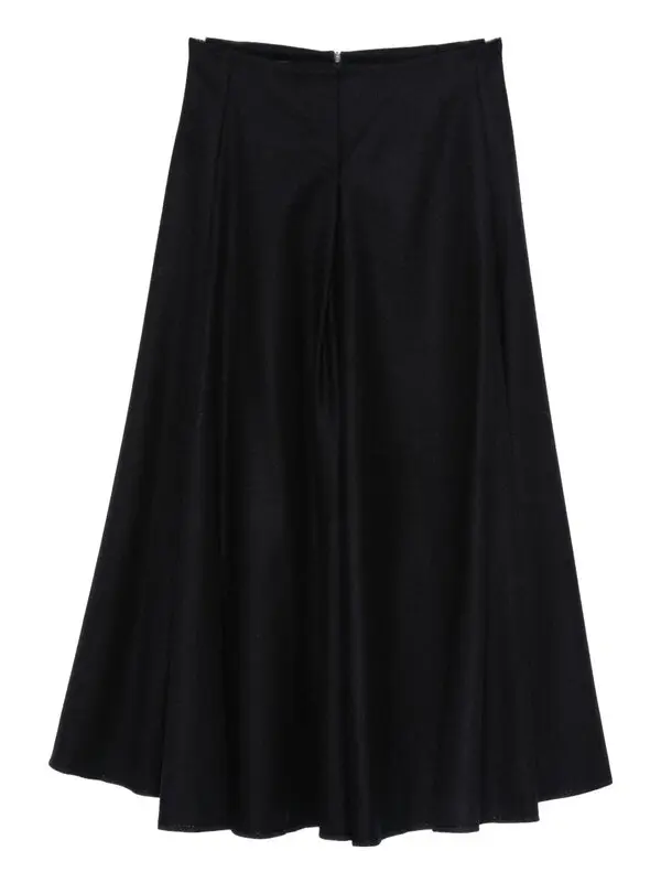 SUSANNE BOMMER Cotton Midi Skirt - Blue