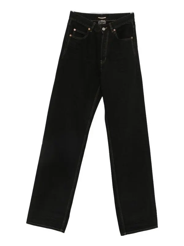 Saint Laurent Baggy Denim Jeans - Black