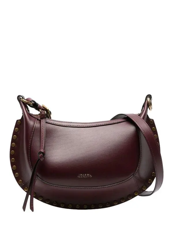 Isabel Marant Étoile Oskan Moon Leather Shoulder Bag - Red