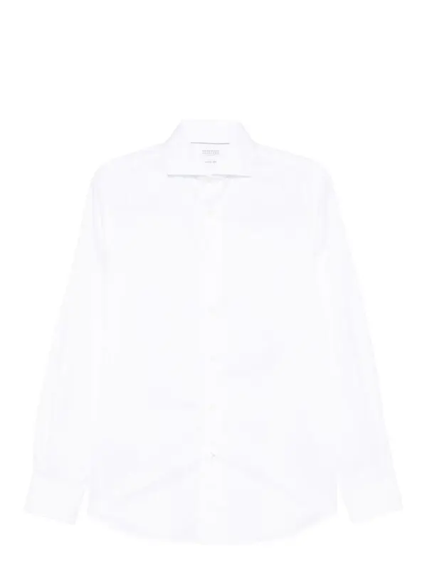 Brunello Cucinelli Cotton Shirt - White