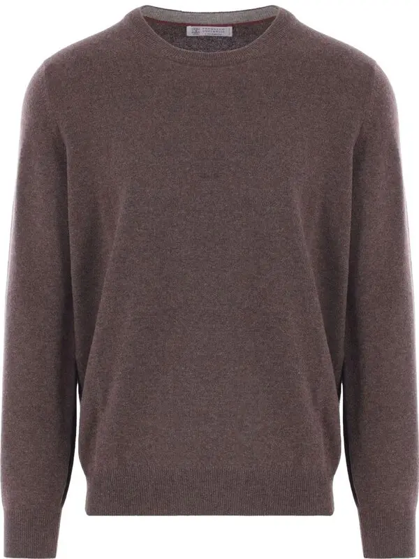 Brunello Cucinelli Cashmere Crewneck Sweater - Brown