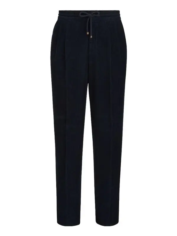 Brunello Cucinelli Velvet Trousers - Blue